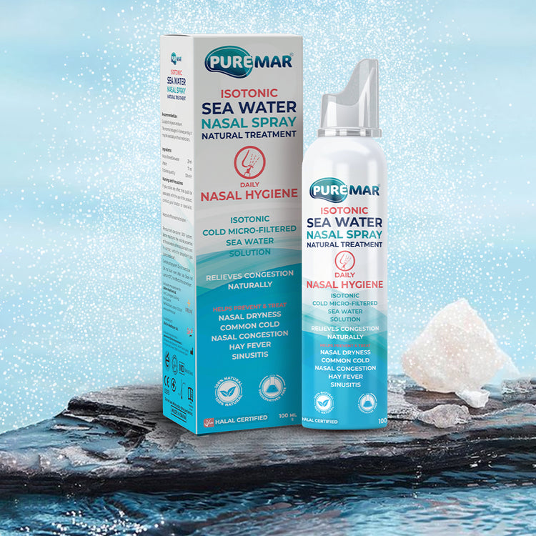 Pure Sea Water Nasal Sprays | [Puremar] - Natural & Effective